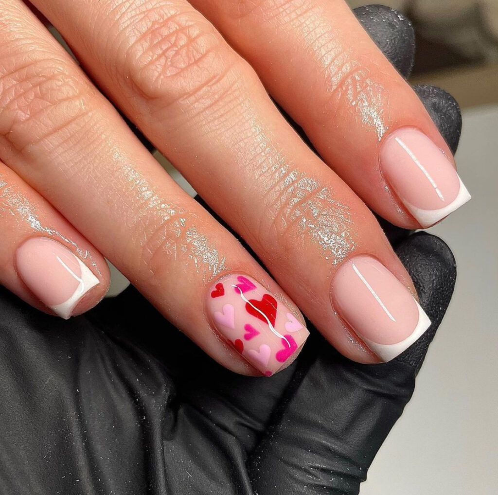 25 Square Valentines Day Nails for a Romantic Look - The Beauty May