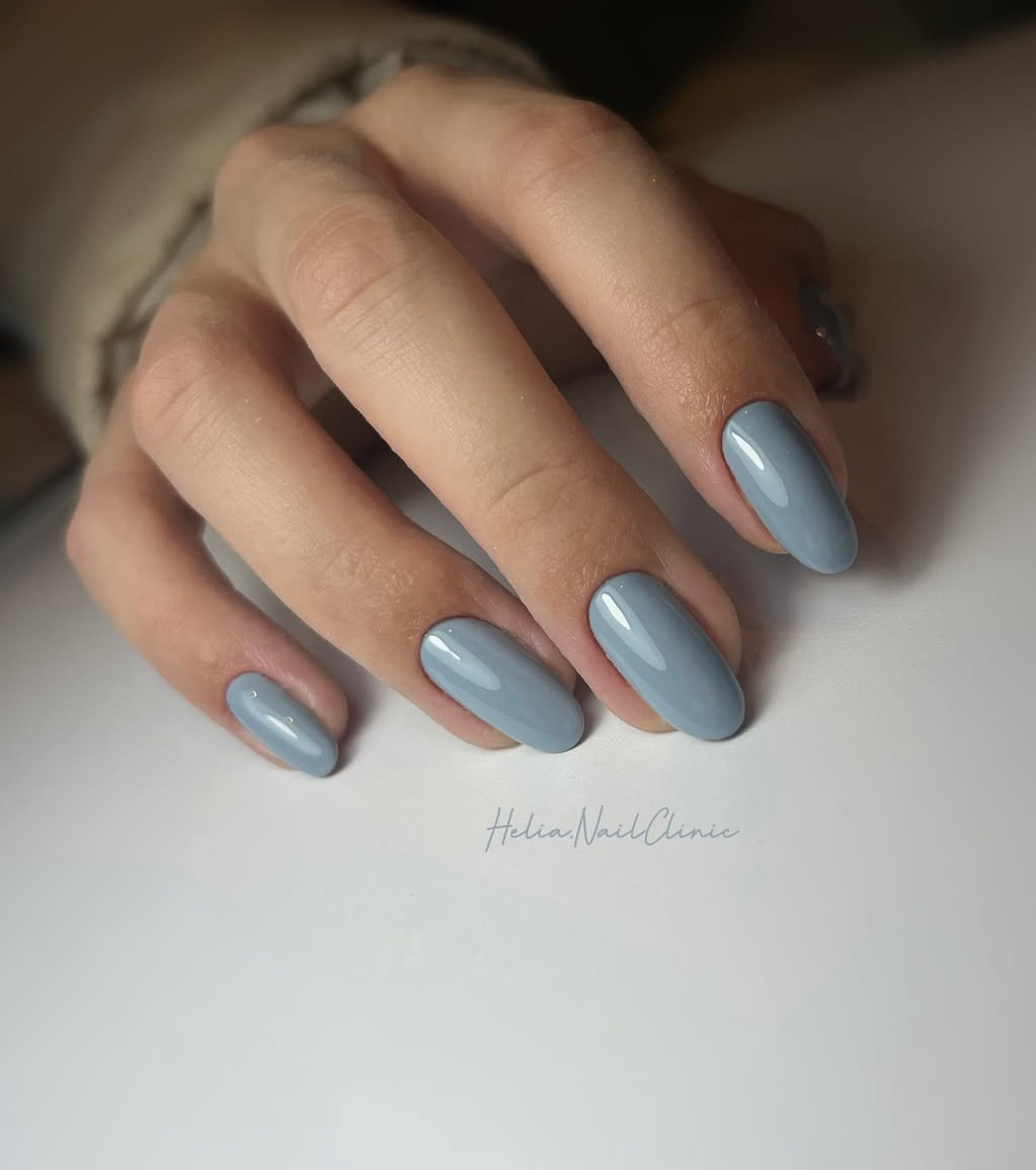 Almond Blue Spring Nails: The Trend That’s Blooming This Season - The ...